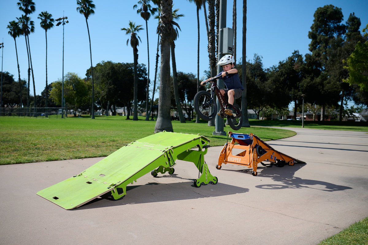 Portable Mountainbike Rampen – MTB Hopper für Fahrer aller Levels